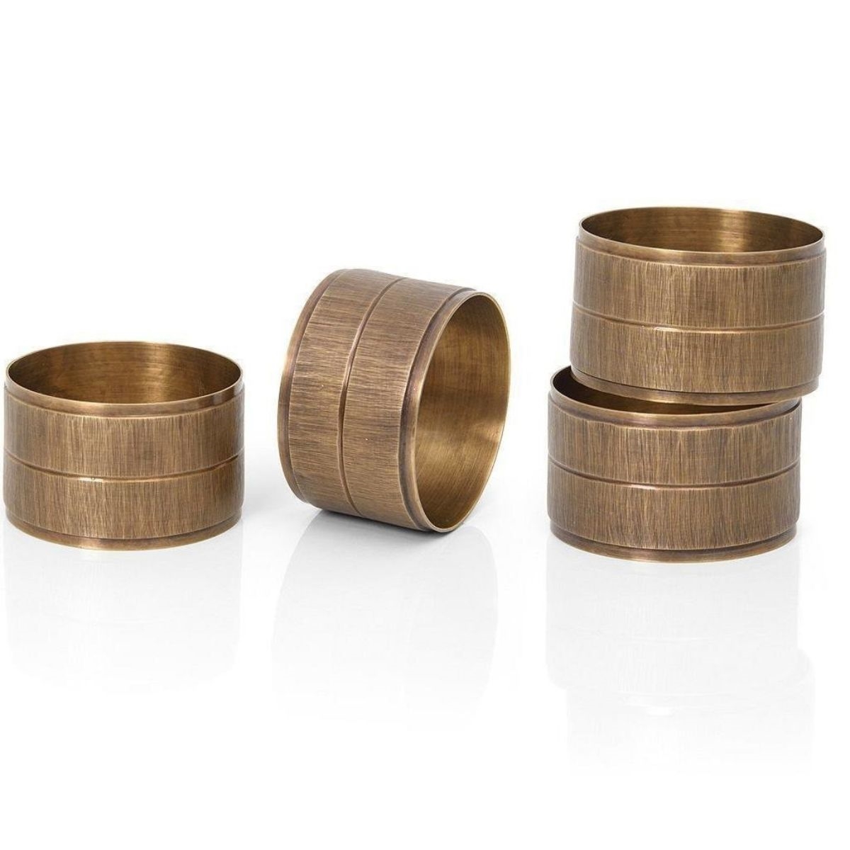 Jogo Argolas de Guardanapo Complement 4 Peças texture - Copa & Cia ...