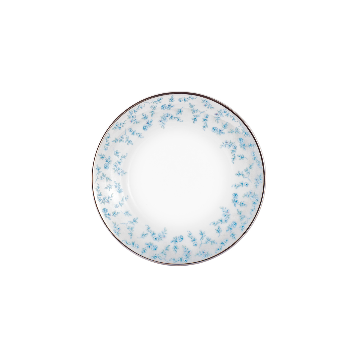 Prato Pão 15cm Porcelana Schmidt - Dec. Sensile Blu 2424 - SCHMIDT