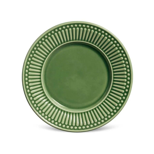 Prato Sobremesa 20,5cm Roma Verde Salvia - Porto Brasil - PORTO BRASIL