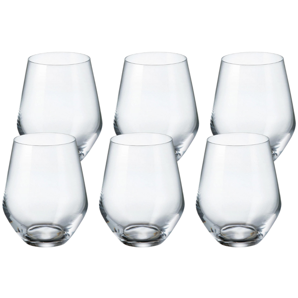 Jogo 6 Copos Em Cristal Ecologico 350ml - Bohemia Crystal - FULL FIT