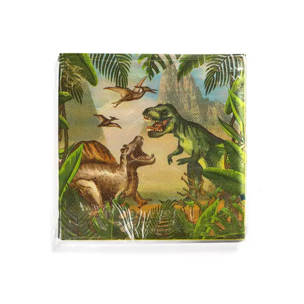 Guardanapo Jurassico 20 Folhas 33cm - Ponto da Porcelana - PONTO DA ...