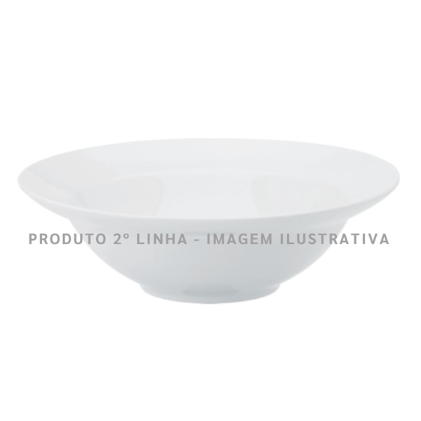 Prato Salada 27cm Porcelana Schmidt - Mod. Salada 2° LINHA - SCHMIDT